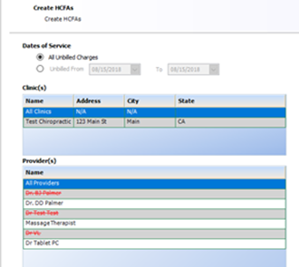 Creating HCFA's – CoAction Software, Inc.