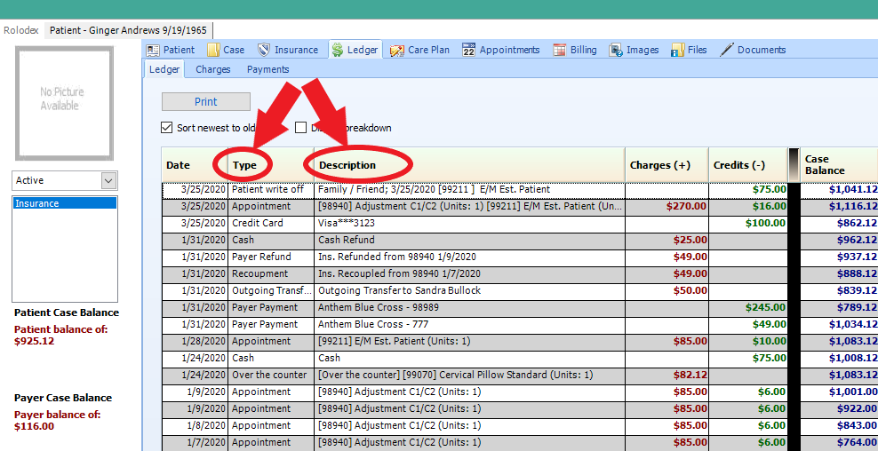 Understanding A Patient's Ledger – CoAction Software, Inc.