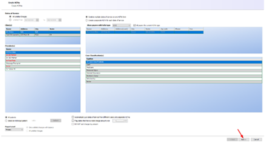 Creating HCFA's – CoAction Software, Inc.