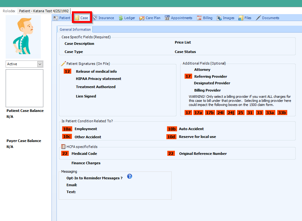 How to Add, Edit and Close a Patient Case – CoAction Software, Inc.