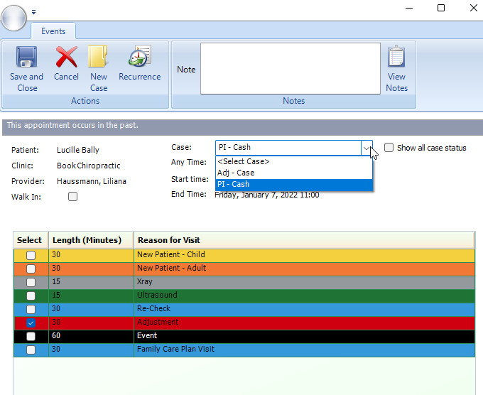 How to Move an Appointment to the Correct Patient/Case/Scheduled ...